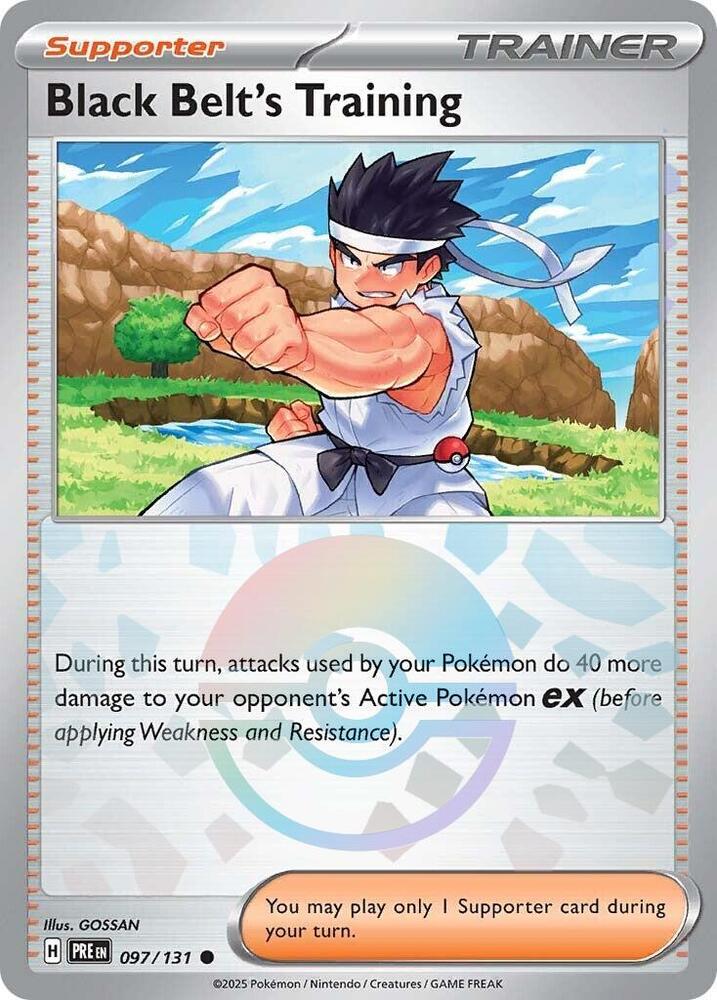 Black Belt's Training - 097/131 (Poke Ball Pattern) - SV: Prismatic Ev ...